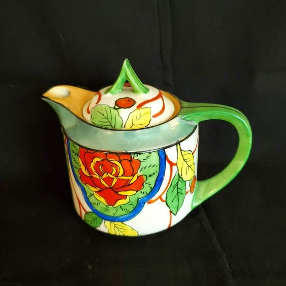 Tashiro Shoten | Dining | Tashiro Shoten Lusterware Teapot Hand Painted ...